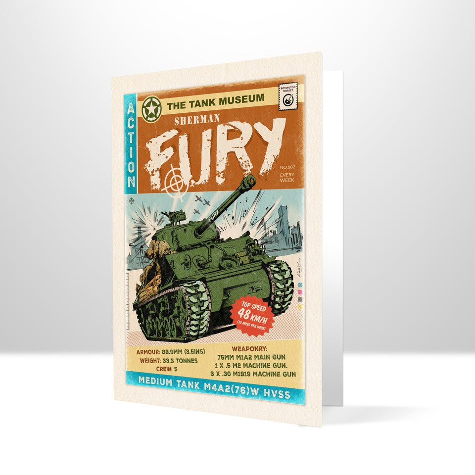 Fury Comic Greetings Card – The Tank Museum