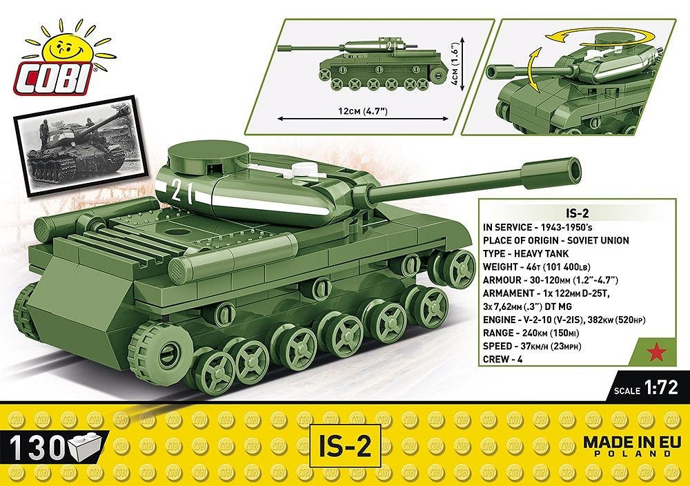 Cobi 1:72 IS-2 – The Tank Museum