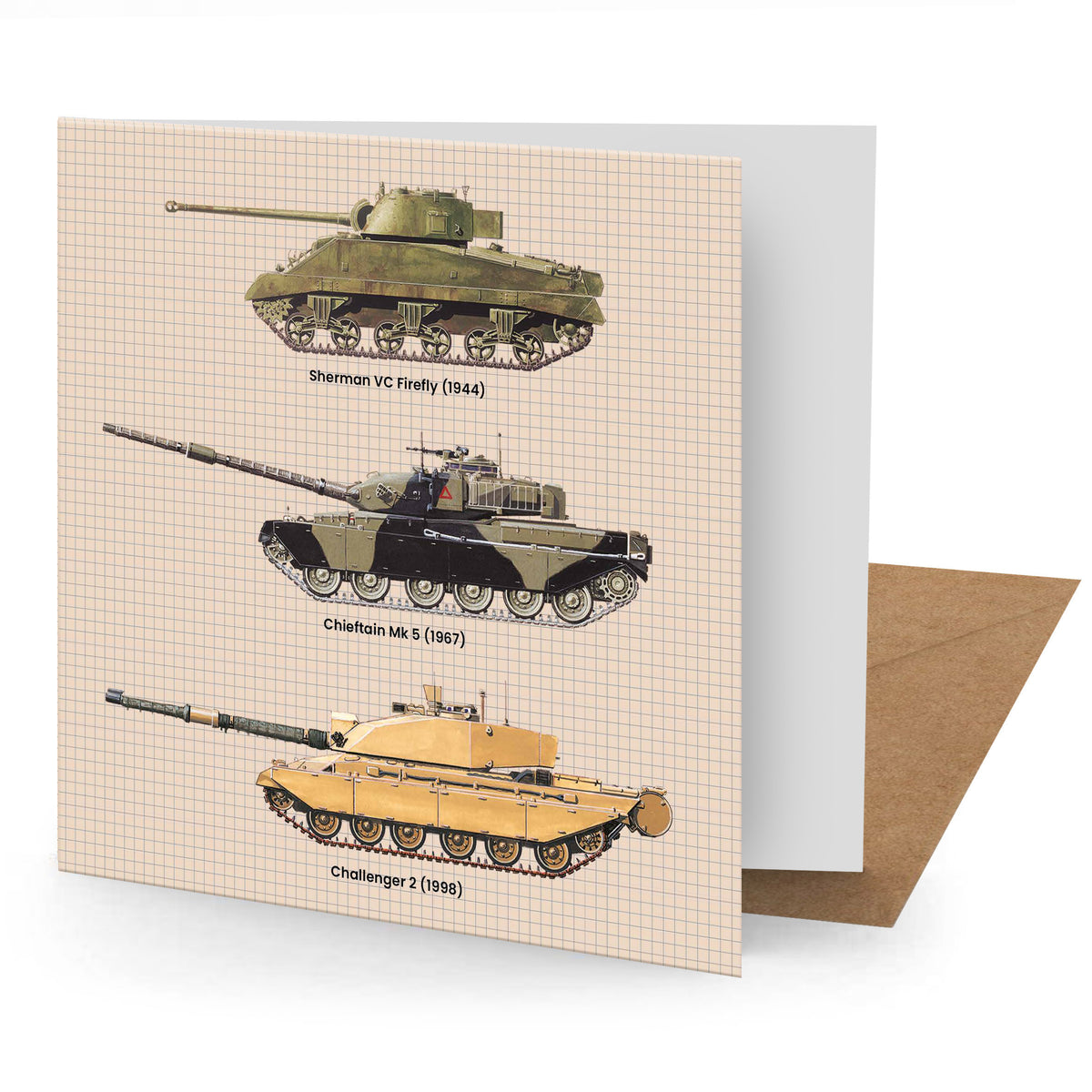 British Tanks Greeting Card – The Tank Museum