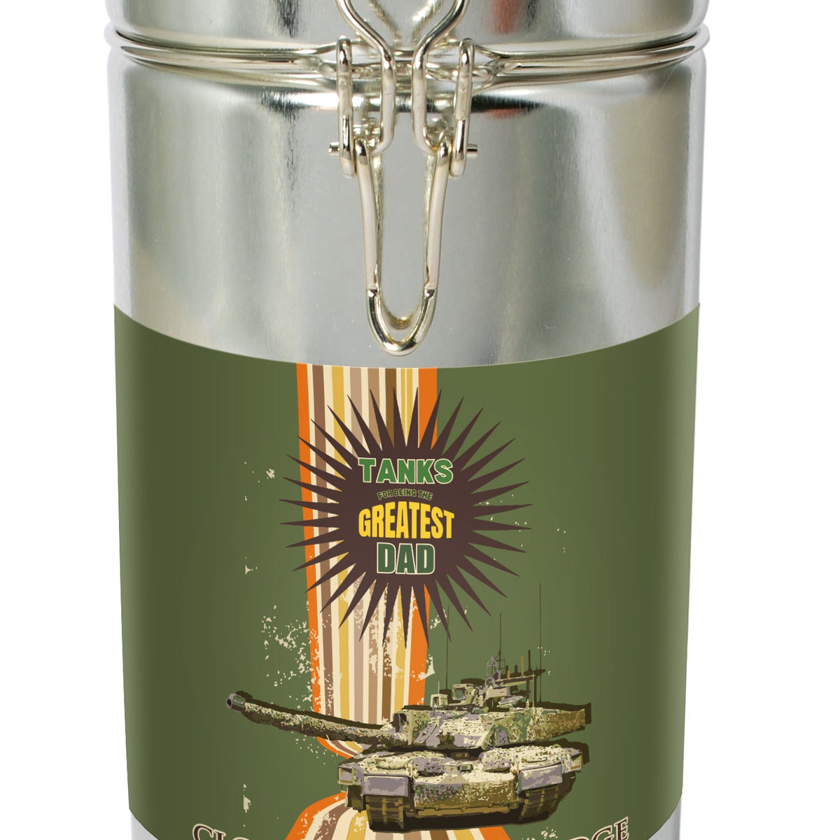 Greatest Dad Clamp Tin Clotted Cream Fudge – The Tank Museum