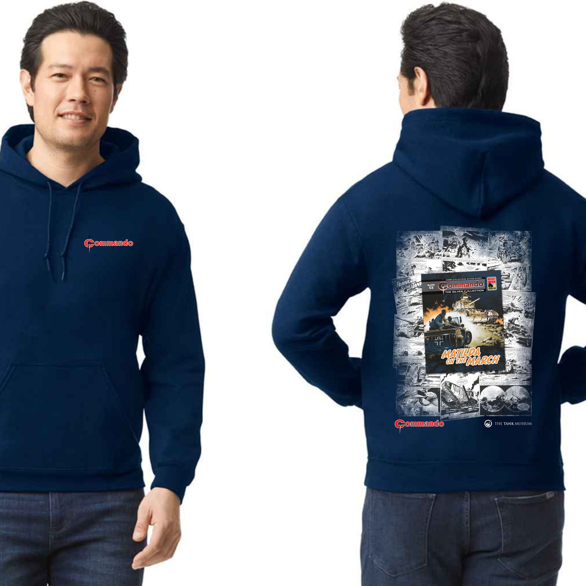 Commando Comics Artwork Hoodie – The Tank Museum