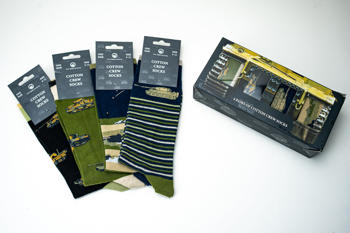 New Tank Museum Socks: 4 Pack – The Tank Museum