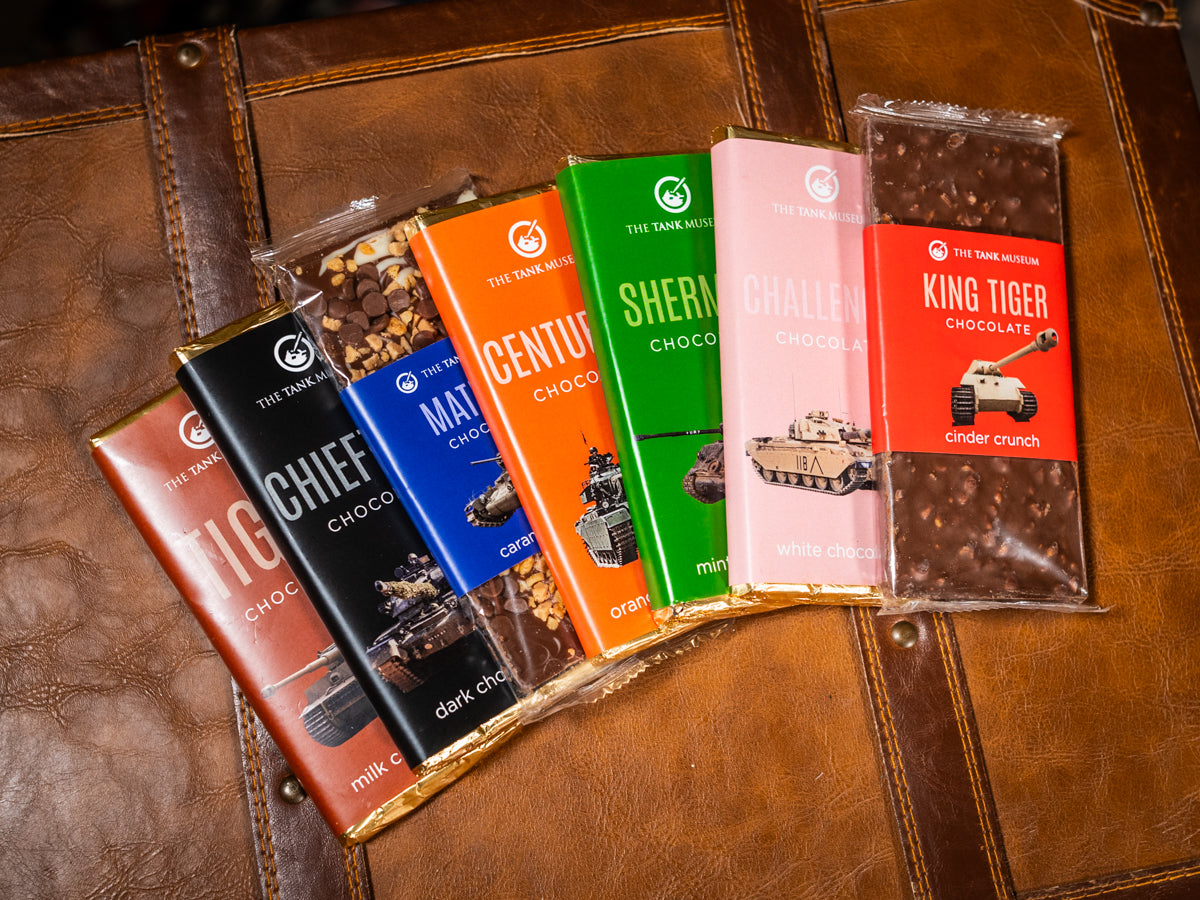 Luxury Milk Chocolate Bar Tiger 131 – The Tank Museum Luxury Milk Chocolate Bar Tiger 131 – The Tank Museum
