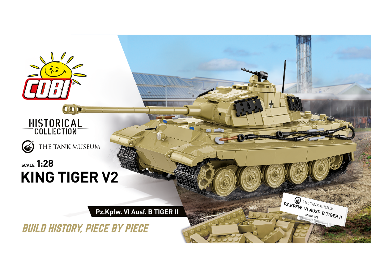 Pre-Order: Cobi King Tiger V2 1/28 Scale – The Tank Museum