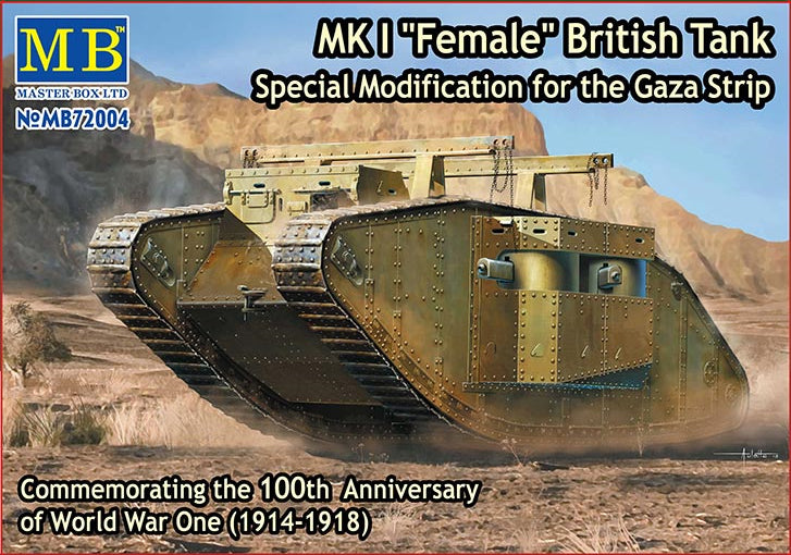 Master box 1/72 MK I Female British Tank, Special Modification for the ...