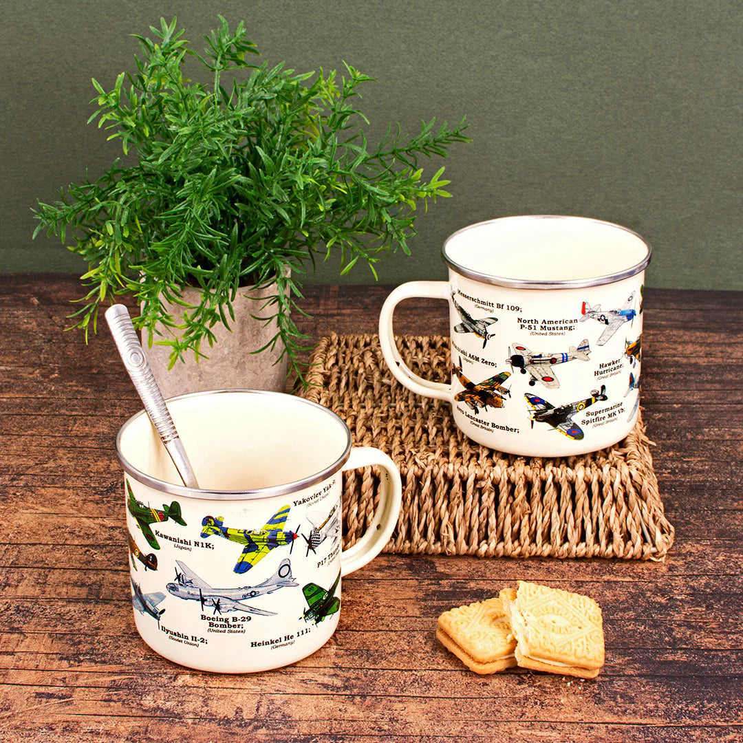 Aeroplane Enamel Mug – The Tank Museum