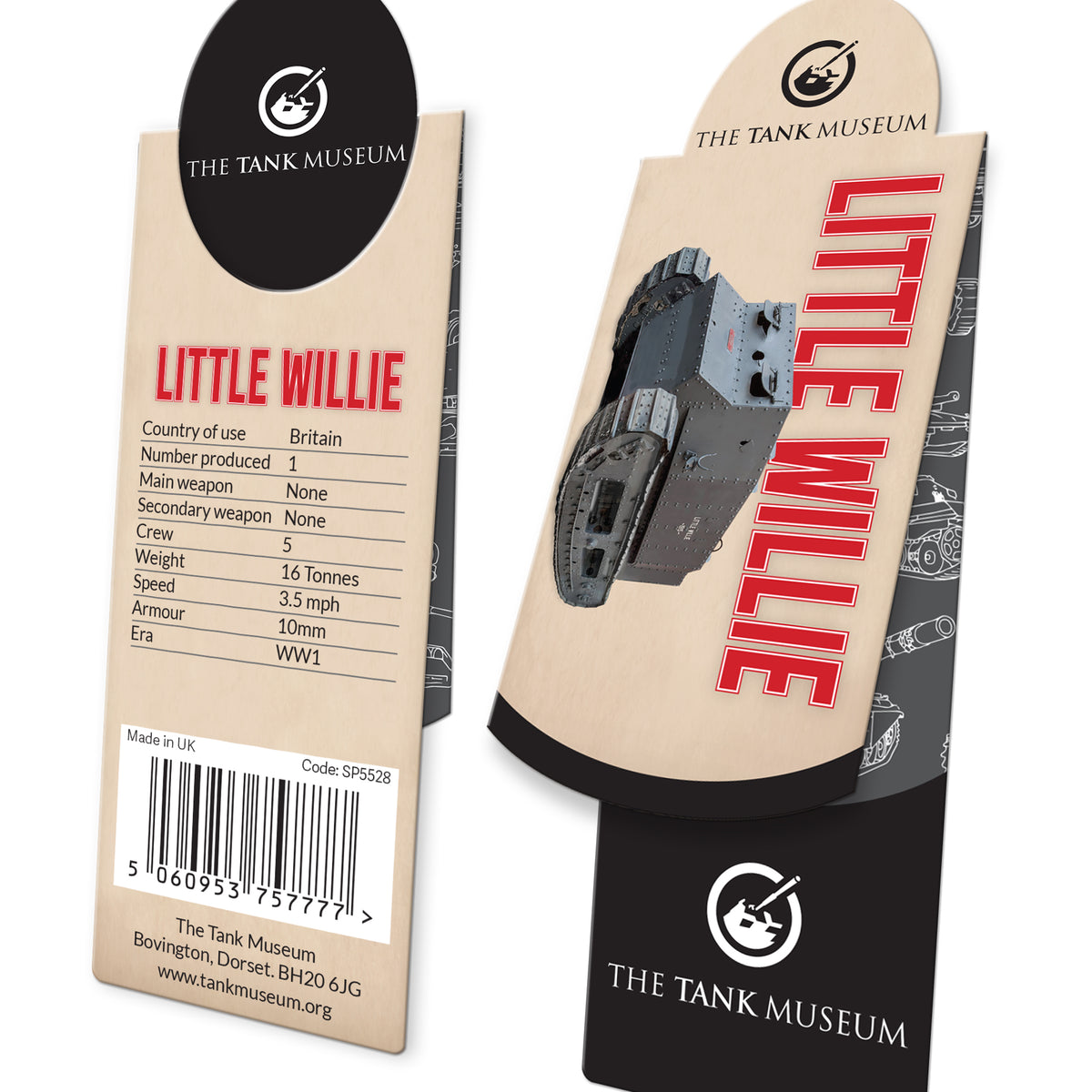 Little Willie Magnetic Bookmark – The Tank Museum