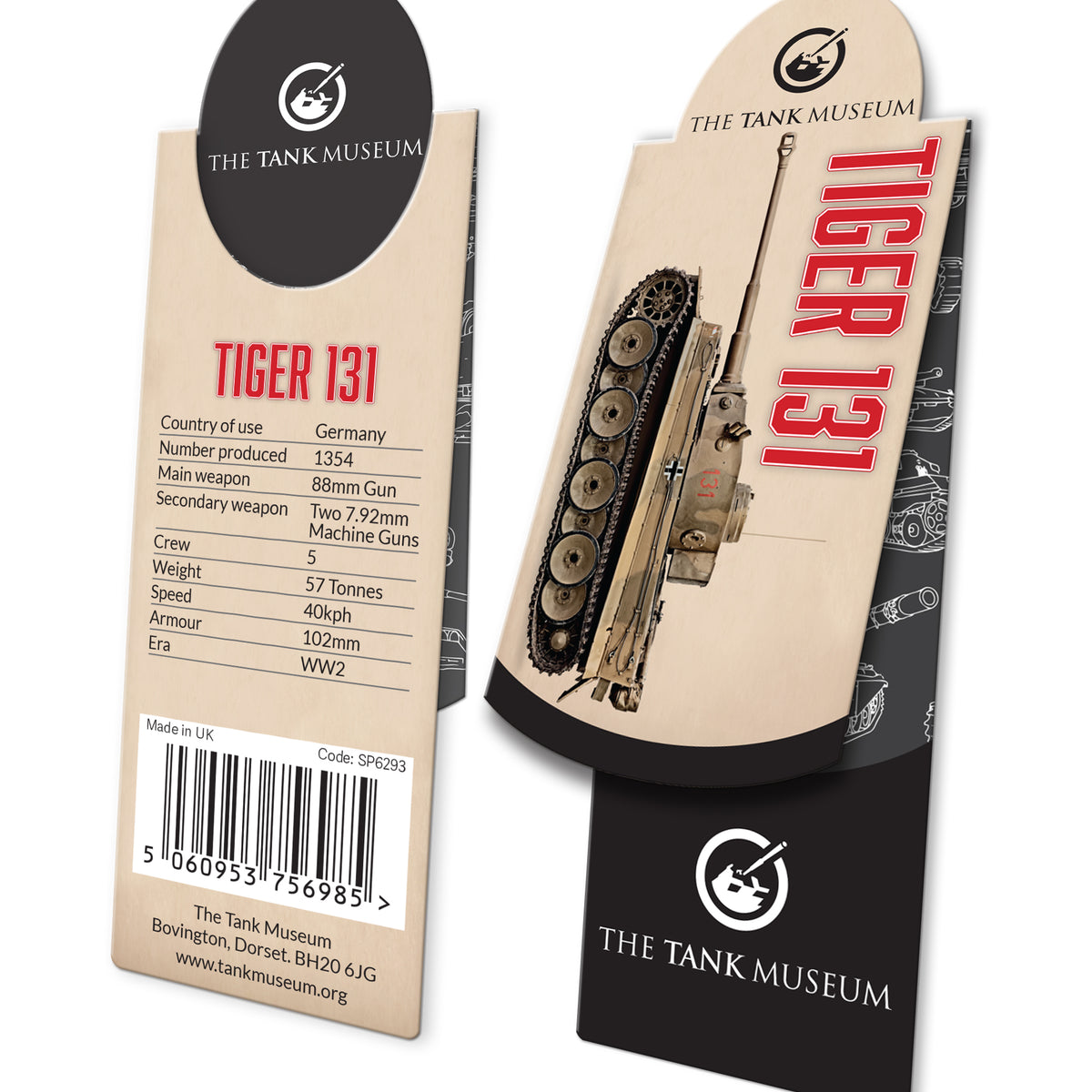 Tiger 131 Magnetic Bookmark – The Tank Museum