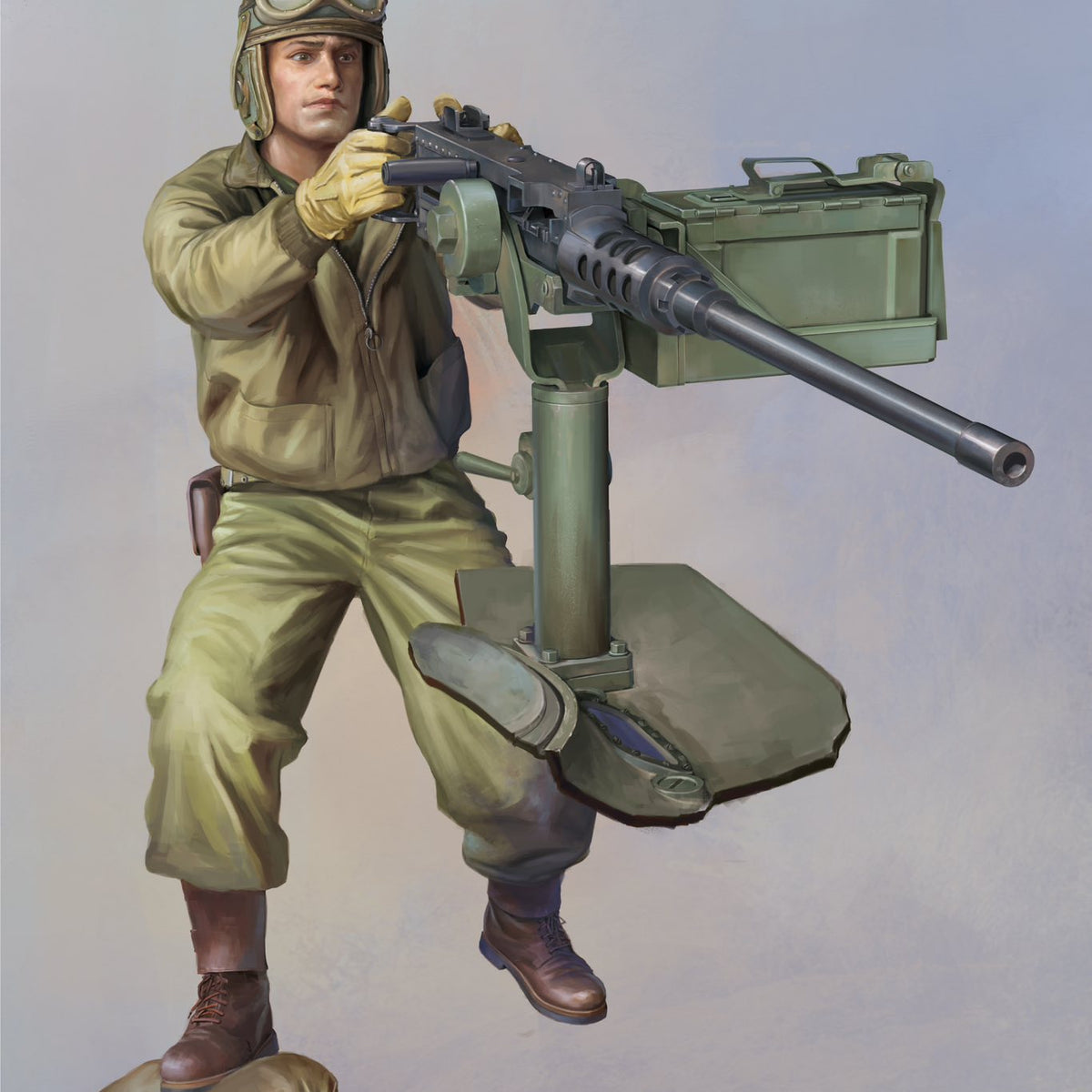 Takom 1/16 Scale US Army Tank Crewman WW2 with 50 Cal MG – The Tank Museum