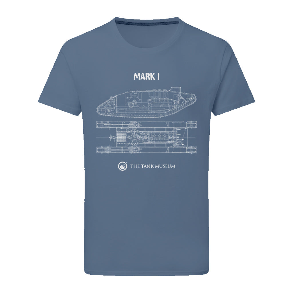 Mark I Tank Blueprint T-Shirt – The Tank Museum