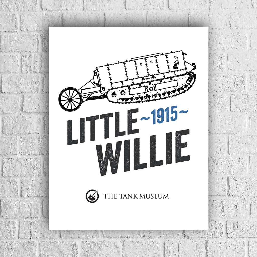 Art Print: Little Willie – The Tank Museum
