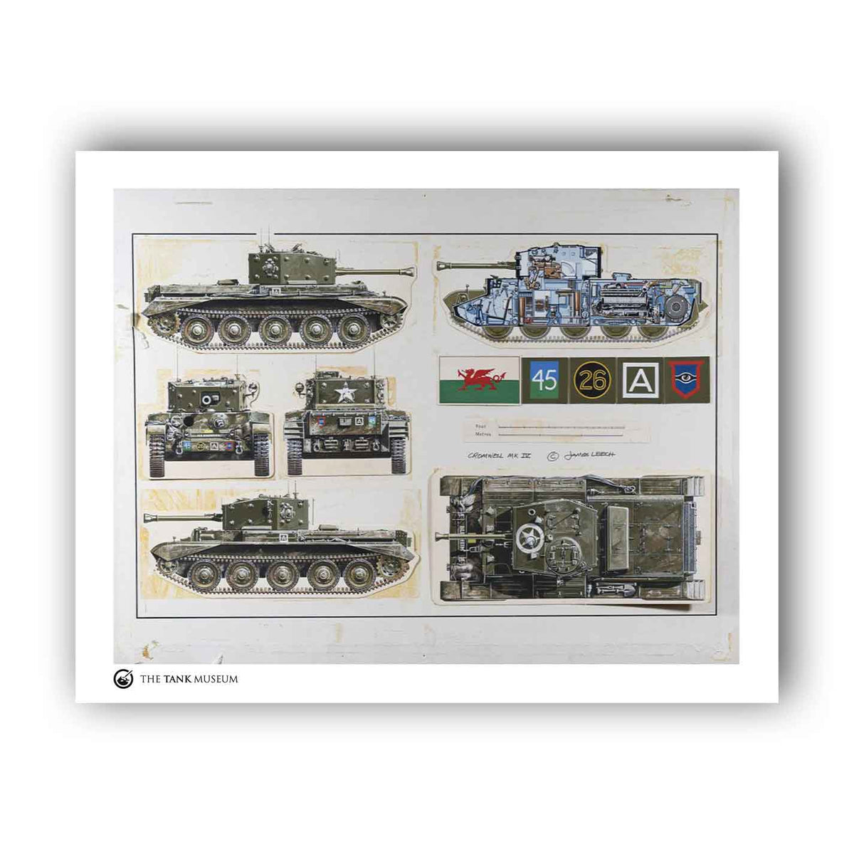 Art Print: Cromwell Mk IV Tank – The Tank Museum