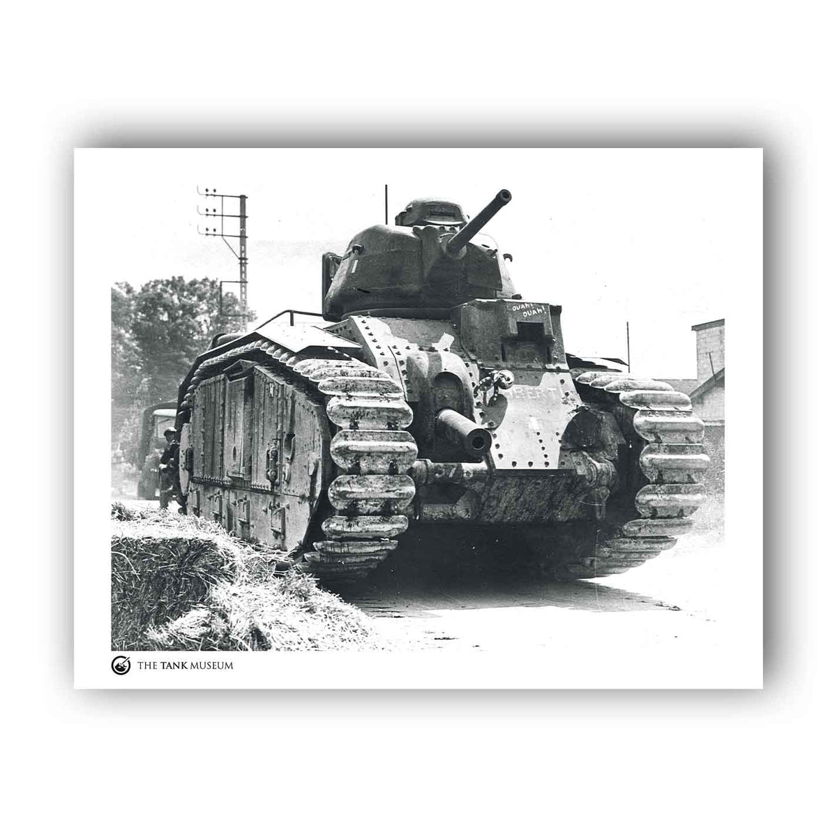 Art Print: French Char B1 Bis Tank – The Tank Museum
