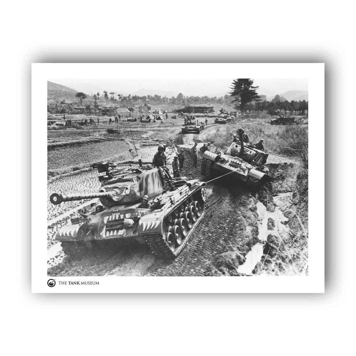 Art Print: US M46 Tank in Korea – The Tank Museum