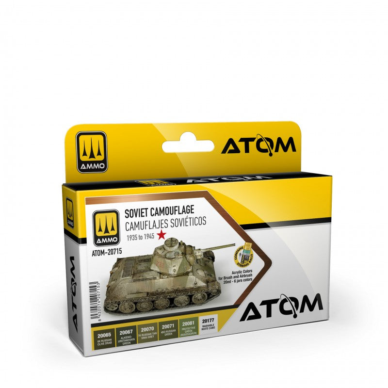AMMO Atom: 1935-1945 Soviet Camouflage Colour Set – The Tank Museum