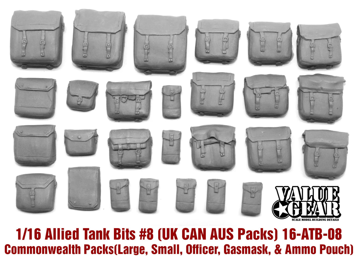 Valuegear 1/16 Scale resin model WW2 Commonwealth Packs – The Tank Museum