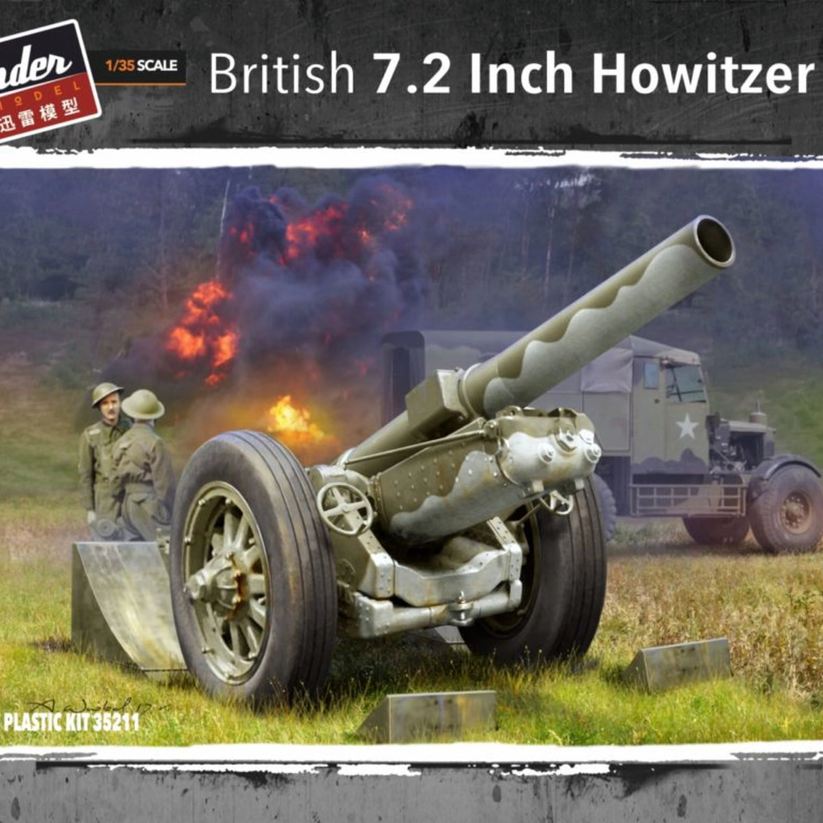 Thunder Model 1/35 British 7.2 Inch Howitzer – The Tank Museum