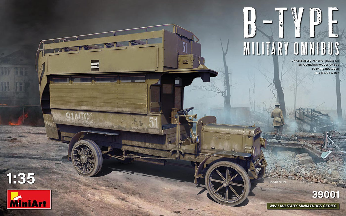 MiniArt 1/35 British Military B-Type Military Omnibus – The Tank Museum