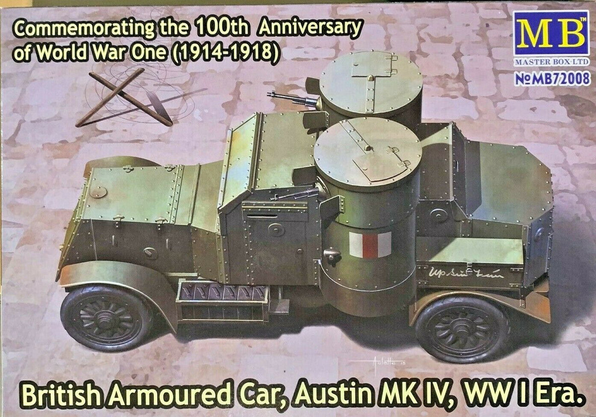 Master box 1/72 Austin MK 4 WW 1 British Armoured Car – The Tank Museum