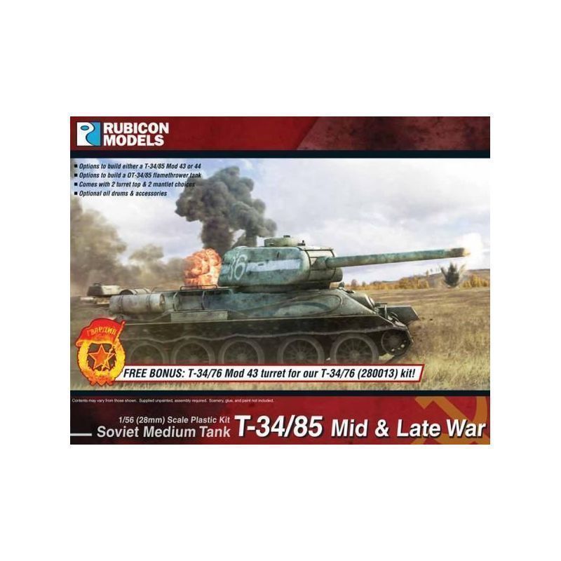Rubicon Models 1/56 T-34/85 Mid & Late War – The Tank Museum